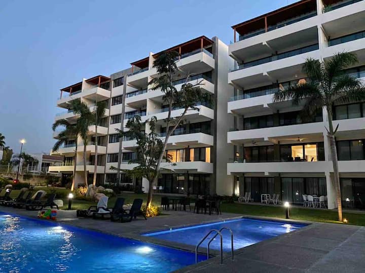 Hermoso Departamento En Nuevo Vallarta Puertarena - Nayarit