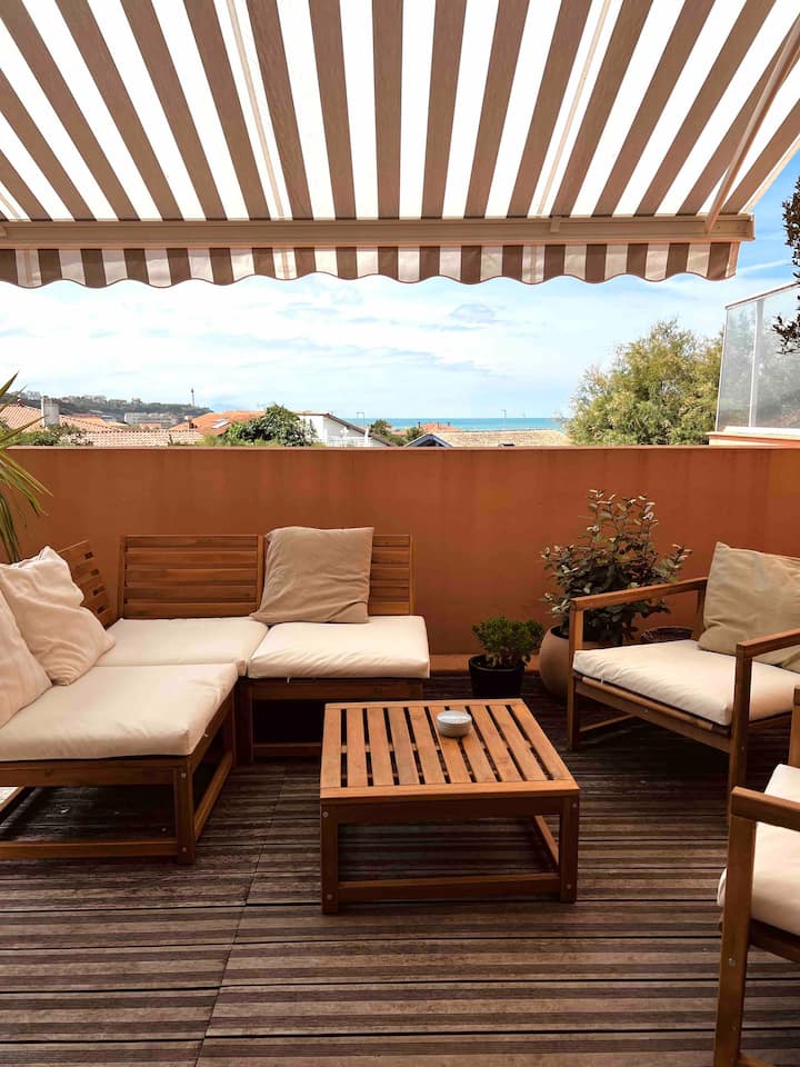 Appartement Terrasse Vue Mer - Anglet
