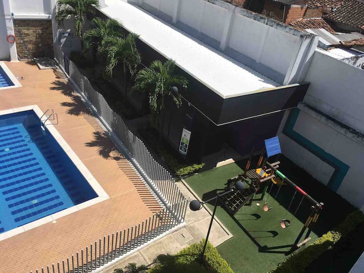 Agradable Apto En Conjunto Residencial Con Piscina - Cartago - Colombia