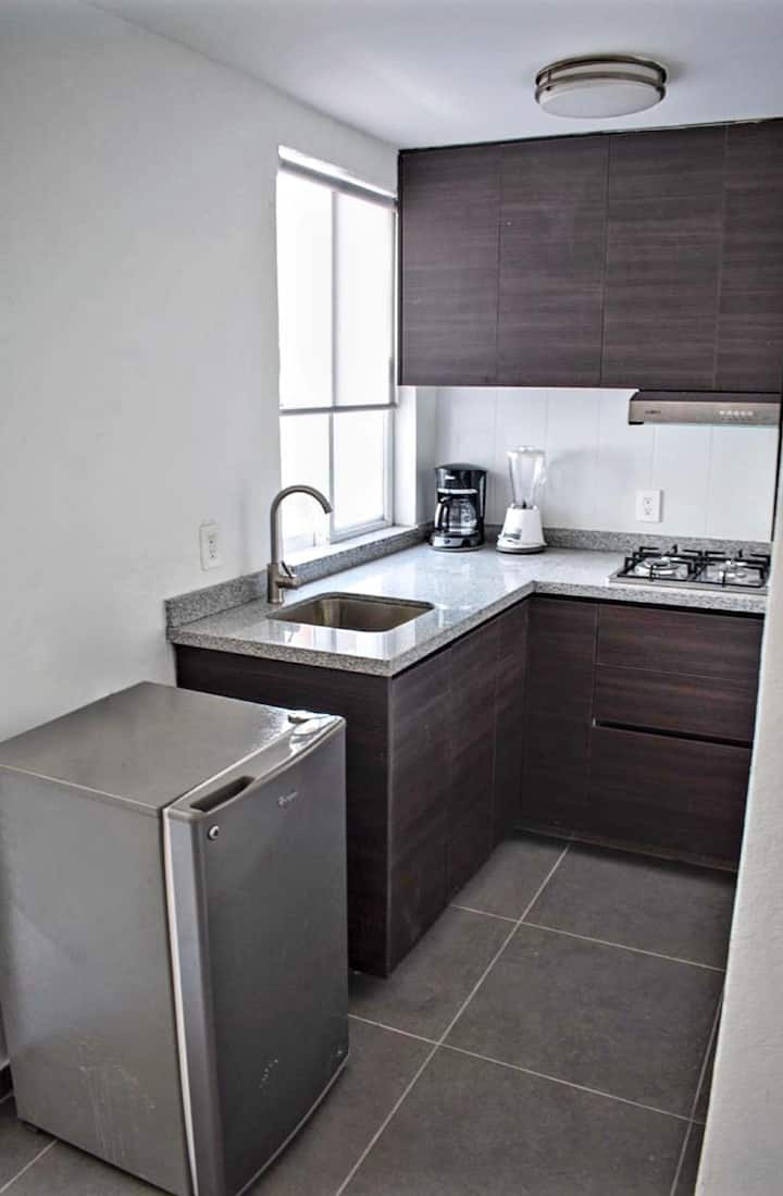 Departamento Con Terraza Atrás De Midtown - Zapopan