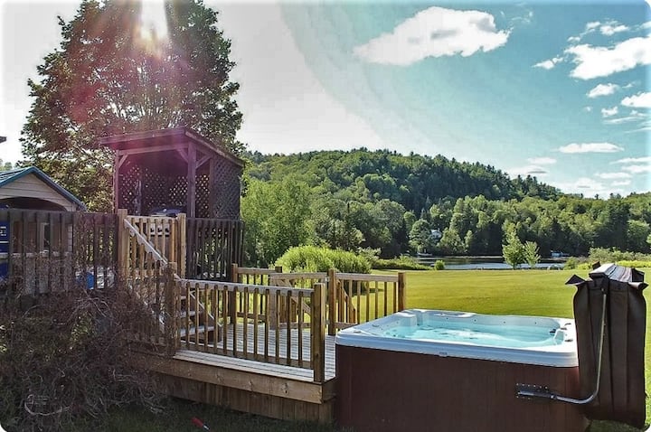 Chalet Le P'tit Loup - 1 H De Montréal - Rawdon