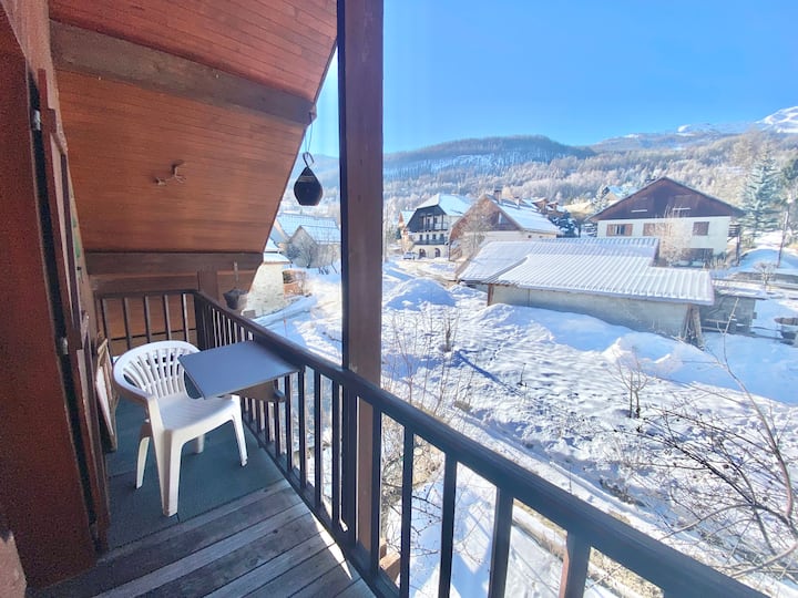 Pendine Appt Dans Chalet Pieds Des Pistes 6 Pers. - Puy-Saint-Vincent
