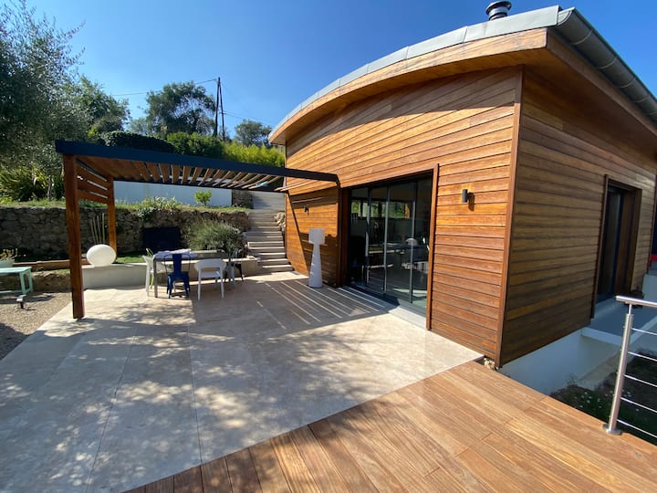 Villa Contemporaine à Vence Avec Piscine - Gréolières les Neiges