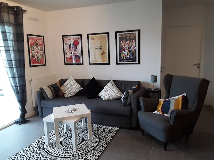 Bidart 5 P Appartement Rez De Jardin 3* Biarritz - Ciboure