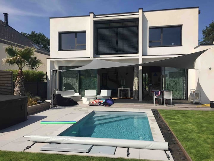 Maison Morbihan, Vannes,calme, Jardin Avec Piscine - Séné