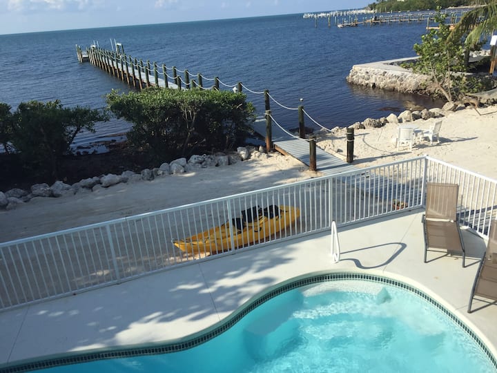 Sunset Catch Gulf Front, Pool, Dock, Kayaks, Fish - Duck Key