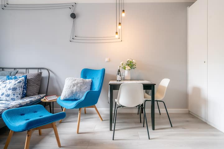 Bell - Quiet Studio, Ac, Near Station & Old Town - Warsaw