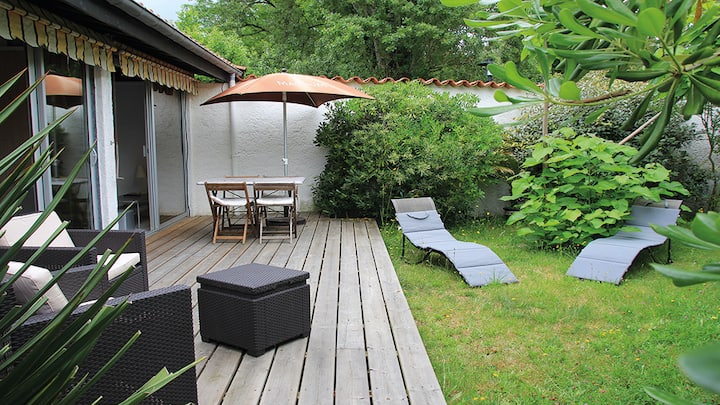 Patio De L'herbe Privé ****Lege-cap Ferret - Cap Ferret
