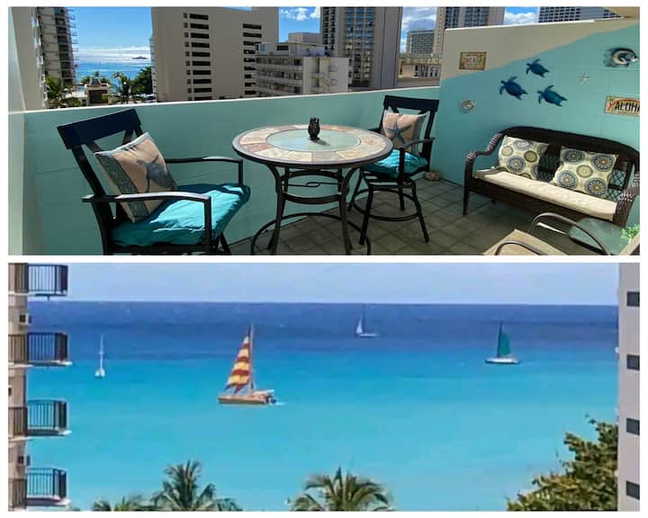 2 Min Walk To Best Part Of Waikiki Beach! Sea View - Honolulu