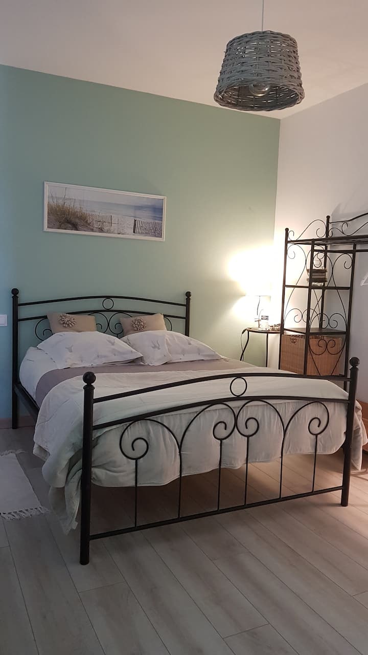 La Grande Famille - Chambre "Les Oyats" - Montreuil-sur-Mer