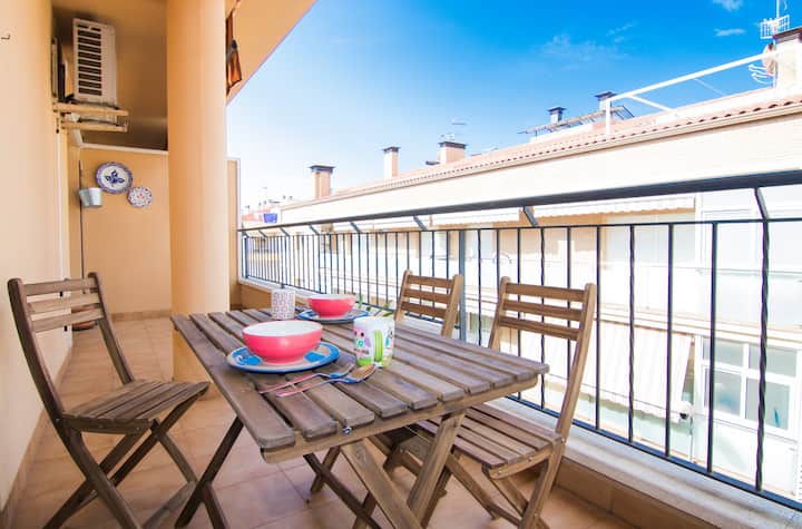 Encantador Apartamento Con Vistas Al Mar - Malgrat de Mar