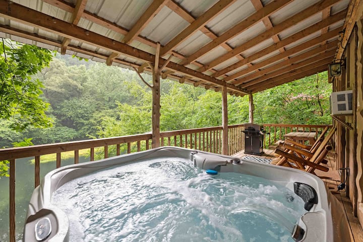 Go Fishing In Private Lake, Hot Tub, Wineries. - Georgia