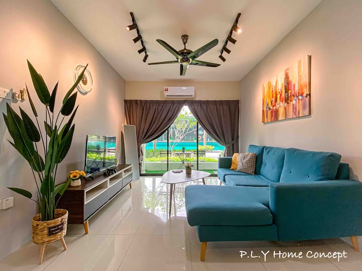 Ground Floor Poolview |Free 2parking |Free Netflix - Pusing