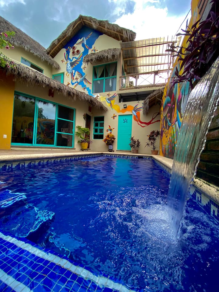 Casa Tropical Nibasan , Precioso Jardín Y Alberca - Riviera Nayarit