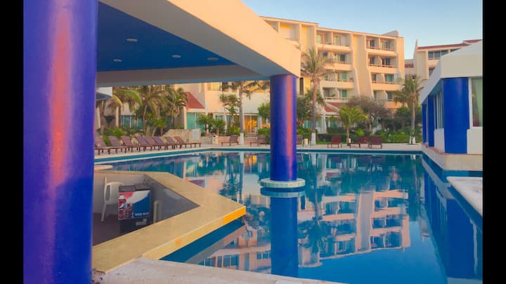 Amplio Estudio Vista Al Mar - Cancún