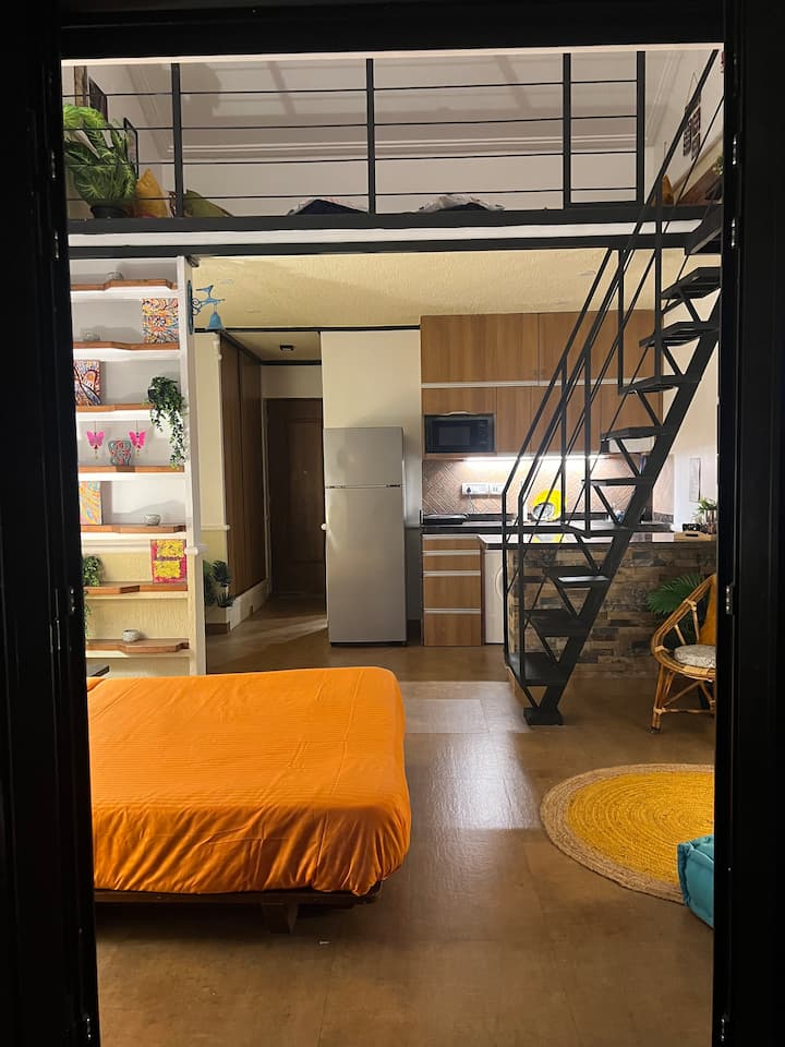 Vista Amaia L Stylish Studio W/loft L Siolim L Goa - 果阿邦