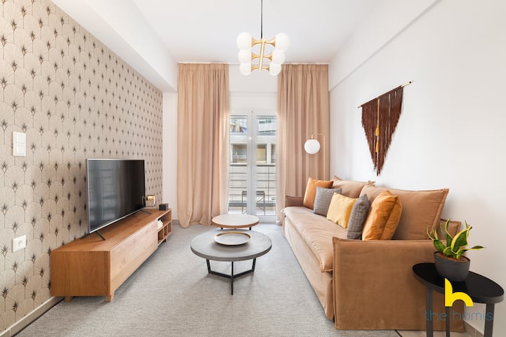 Modern 1-bdr Apt Near Acropolis With Sunny Balcony - Athènes