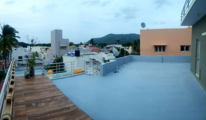 Chamundi_temple-hill View. - Mysore