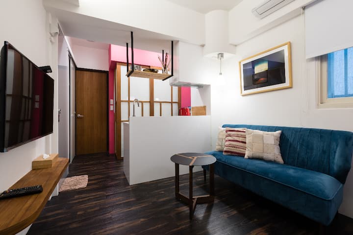 [全面消毒 安心入住] 雙捷運市區電梯公寓2-4人 (月租) - Taipei