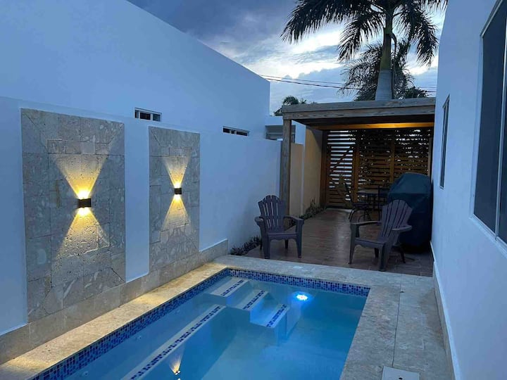 Beautiful Villa With Pool, King/queen Beds, Bbq - Punta Cana