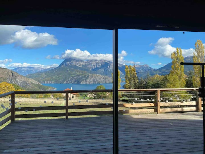 Maison Montagne Vue Lac - Lac de Serre-Ponçon