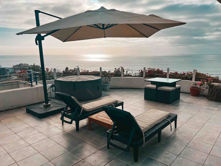 Departamento Con La Mejor Terraza En Primera Linea - Chili