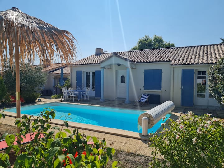 Belle Villa 1km De La Plage Piscine Privée - Bretignolles-sur-Mer