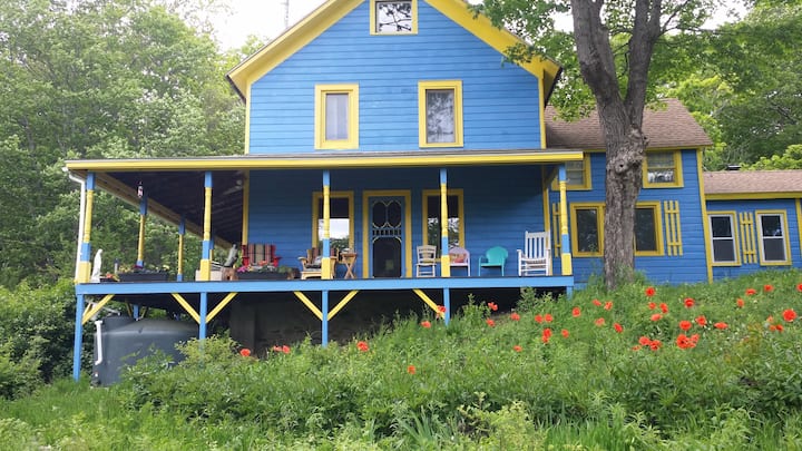 1910 Whimsical 6 Bdrm, 2 Ba, Fireplace Near Skiing - Hudson, NY