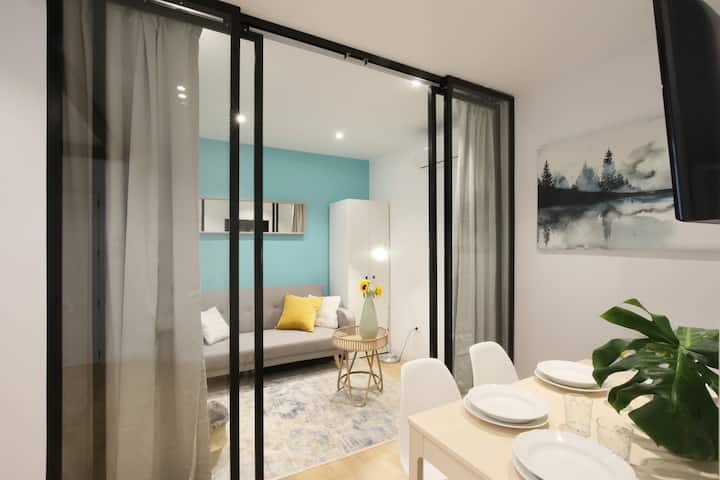 Centrally Located & Modern 40m2 Flat In Malasaña - Madrid
