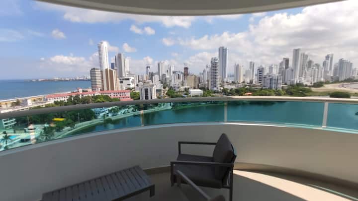 Luxury Semi Penthouse,  Best Views Of Cartagena - Cartagena