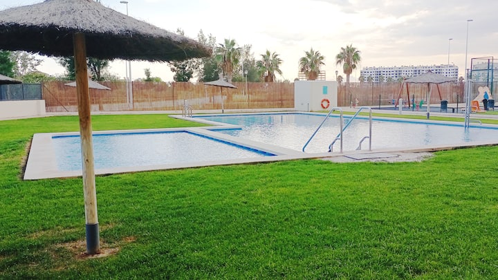 Precioso Y Acogedor Apartamento Con Piscina. - Moncófar