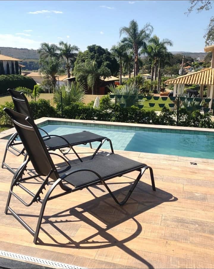 Escarpas Do Lago, 5 Suítes, Piscina Aquecida Sauna - Capitólio