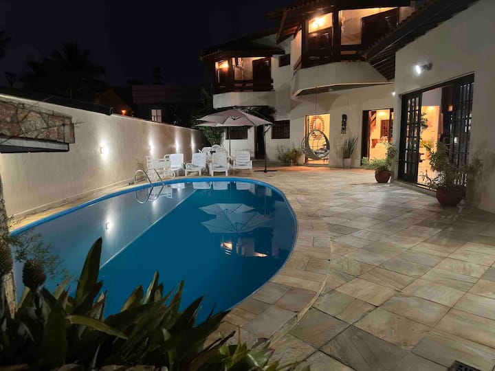 Sobrado Piscina C/ Sinuca, Condomínio Próx A Praia - Brésil