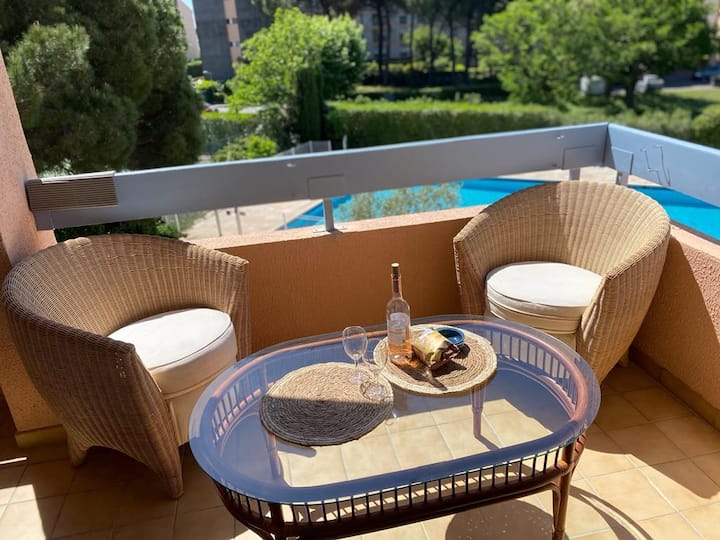 Superbe Appartement Dans Résidence Avec Piscine - Côte d’Azur