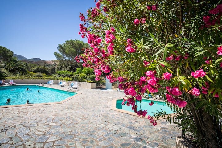 Mini-villa 2/4 Pers. Dans Résidence Avec Piscine - Bastia