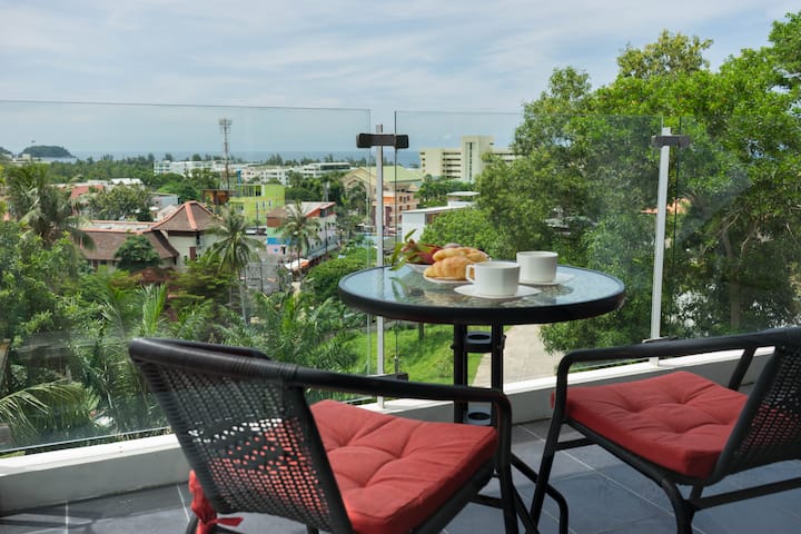 Студия с видом на море и закат - Kata Beach