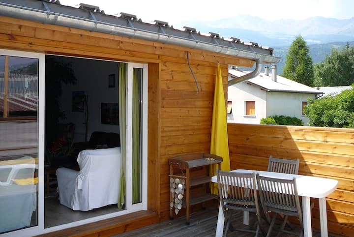 Appart Confort Terrasse Commerces En Bas- 2 Pers - Pra-Loup