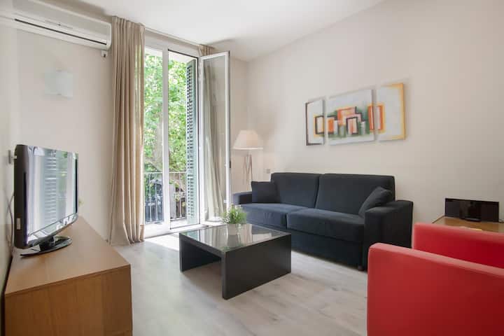 Apt For 3 People Near Pl Catalunya Mc - Barcelona
