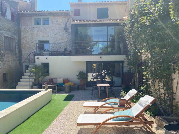 Maison Ancienne, Atypique, Familiale, Piscine - Aix-en-Provence