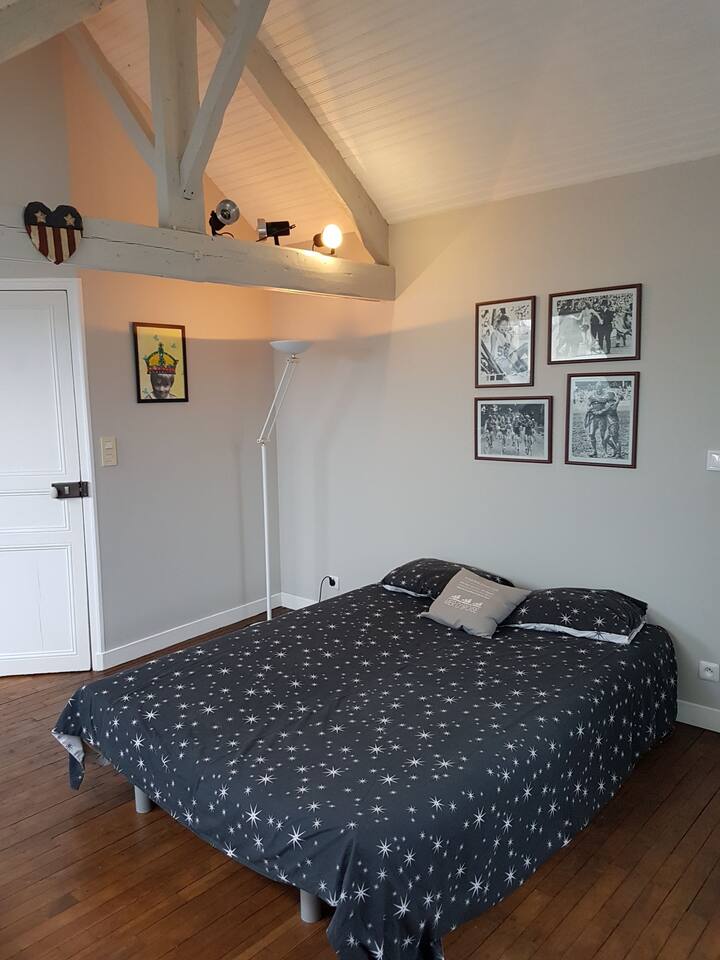 Chambre Bibliothèque Maison Bourgeoise - Redon