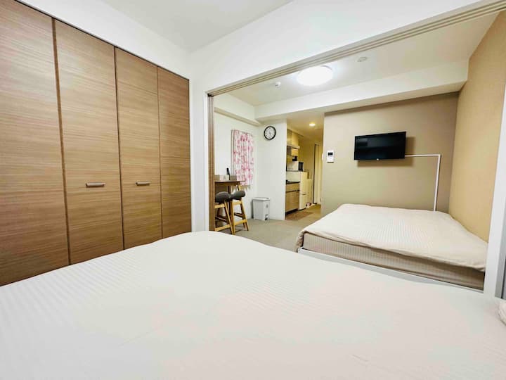 【步行心斋桥&道顿堀&难波5-10分】黑門市場1分 高級公寓日本橋車站 1br 1202 - Osaka, Japan