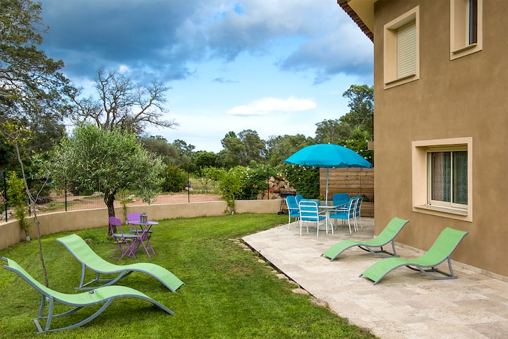 Rez De Villa Climatisé Avec Jardin - Aéroport de Figari-Sud-Corse (FSC)