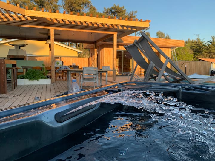 Maison 13/p +700m Plage 300 Centre Piscine Jacuzzi - Vendays-Montalivet