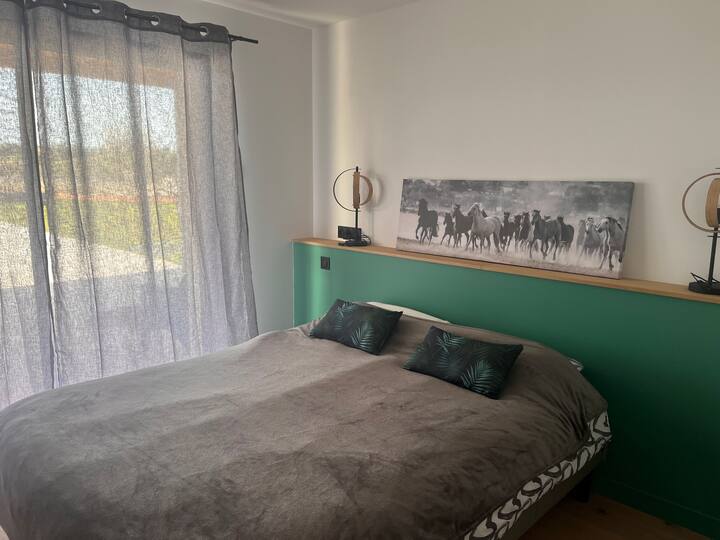 Chambre Au Calme Avec Vue N1 Vert - Nogaro