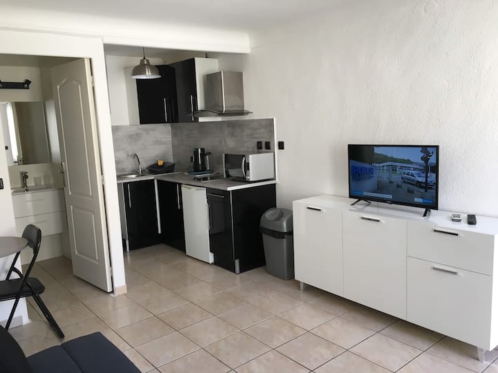 Canet Plage , La Mer Au Pied De Le Résidence , - Canet-en-Roussillon