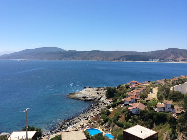 Depto En Punta Pite/vista Al Mar - Zapallar