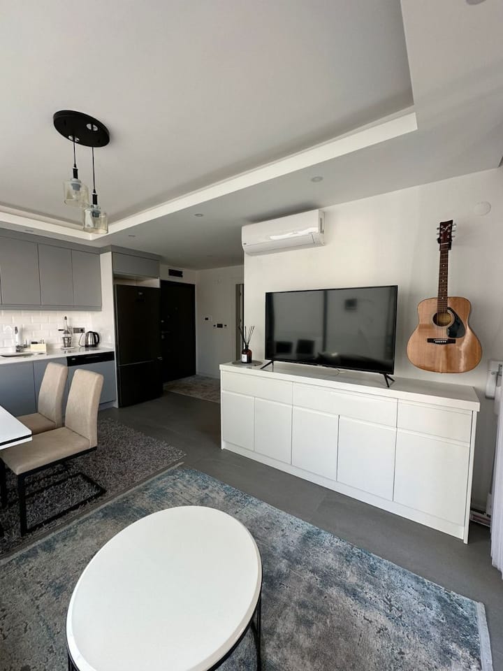 Клеопатра 1+1 в уютном доме + теплые полы, отдых - Alanya