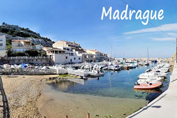 Appart 2 Chambres - 2 Minutes Plage Et Calanques - Marsilya