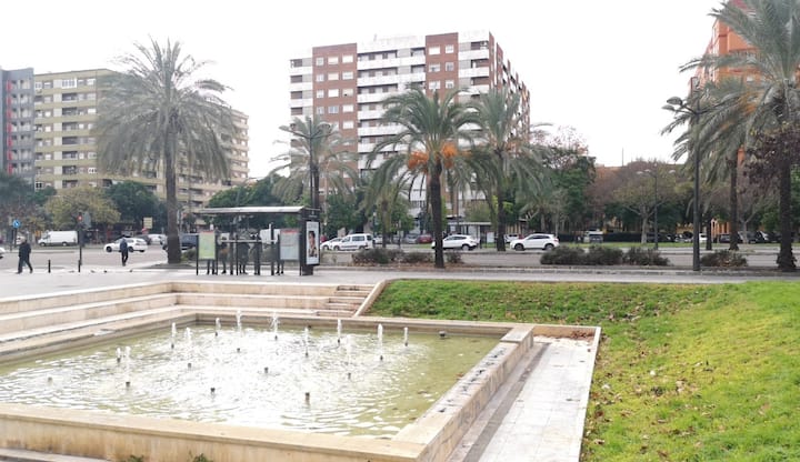 Junto Hospital La Fe.2 Baños. Wifi.exterior.- - Valence en Espagne