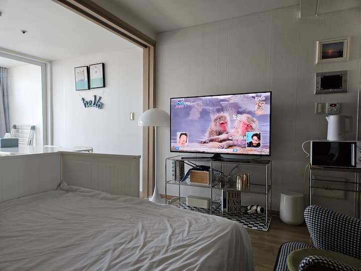 9지하철 당산역과 바로연결 교통좋고 편안한 아파트/주차/과일가게/공항버스5분/55스마트tv - Seoul